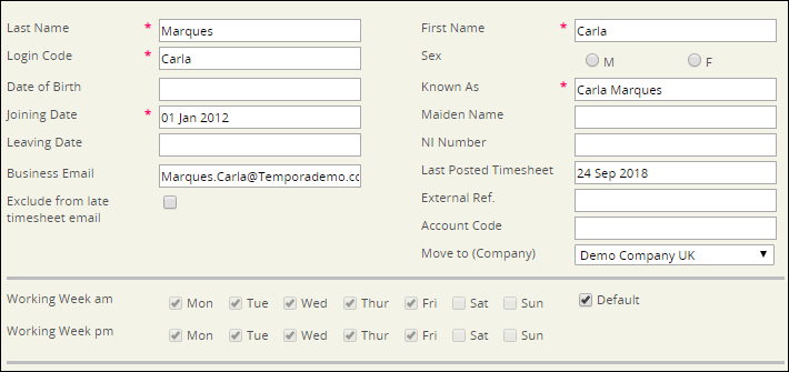 How Do I Update A Staff Members Account – Tempora Knowledge Base